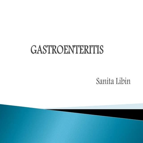Gastroenteritis | PPTX