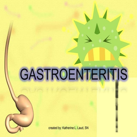 Gastroenteritis ppt | PPTX