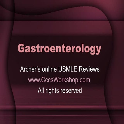 Gastroenterology | PPT