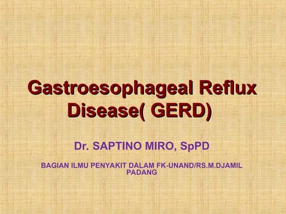 GERD | PPTX