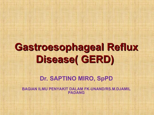GERD | PPTX