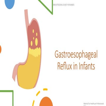 Gastroesophageal Reflux in Infants (GERD) | PPTX