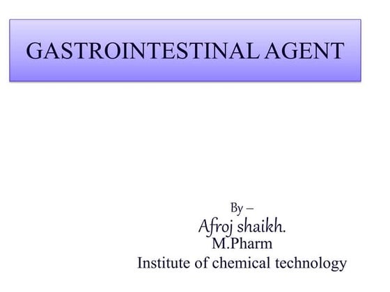 Antacids and Acidifying agents | PPT