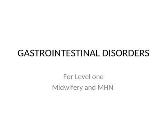 Gastrointestinal DISEASEs made simple.ppt