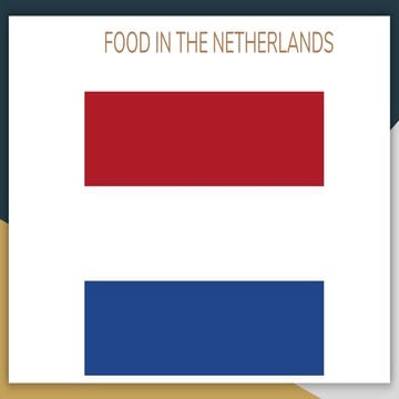 Gastronomy in the Netherlands | PDF