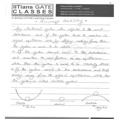 Gate aerospace engineering-aircraft-stability | PDF | Education
