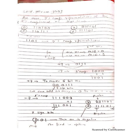 GATE_Digital Electronics(part 1)-Solved problems of GATE Exam | PDF