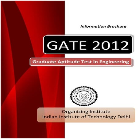 Gate 2012 brochure | PDF