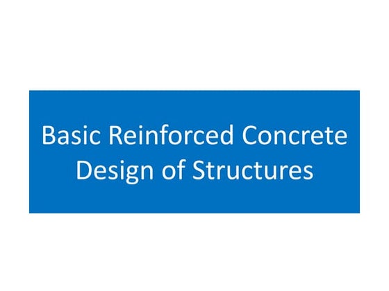 Design of rcc structures note | PDF | Civil Engineering Industry ...