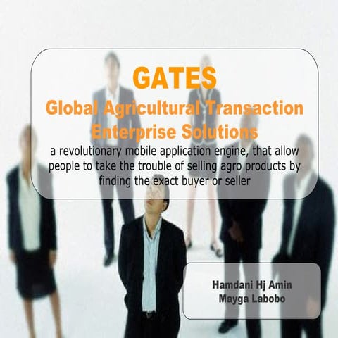 GATES - Presentation For ECM Pre-seed | PPT