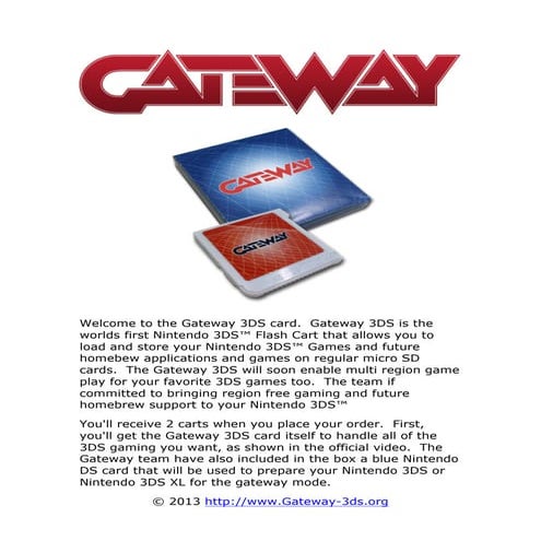 Gateway 3ds card | PPS