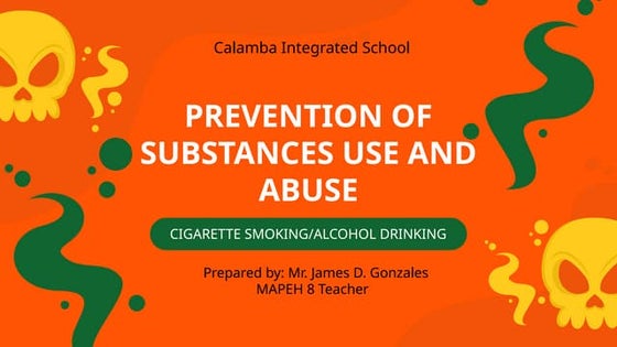 Grade 8- Health Power Point presentation | PPT