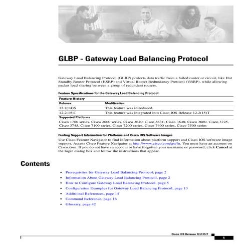 Gateway Load Balancing Protocol Pdf