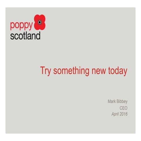 Why try something new today? | PPTX
