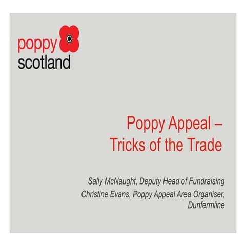 Gathering 2017 Poppy Appeal - Tricks of the Trade | PPTX