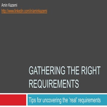 Gathering the Right Requirements | PPTX | Smartphones | Consumer ...