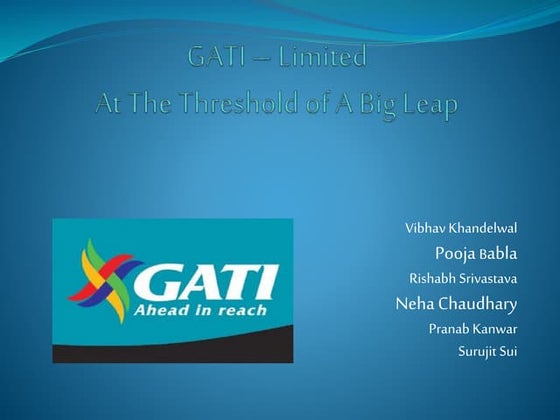 Gati case study group 7 section b | DOCX | Rail Travel | Travel Type