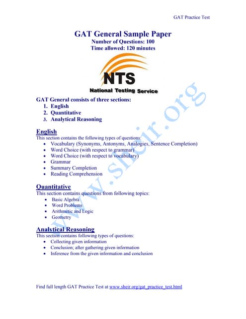 Gat analytical reasoning | PDF | Physics | Science