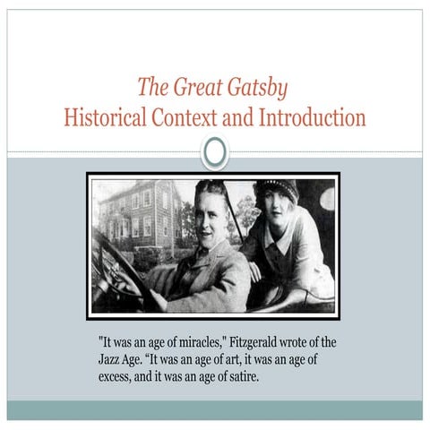 The Great Gatsby_Introduction Powerpoint Presentation | PPTX