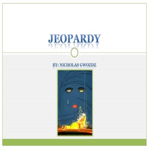 Gatsby jeopardy | PPTX