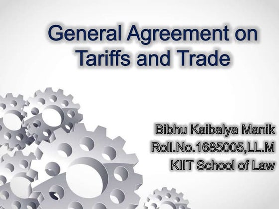 TRIPs agreement - WTO | PPT