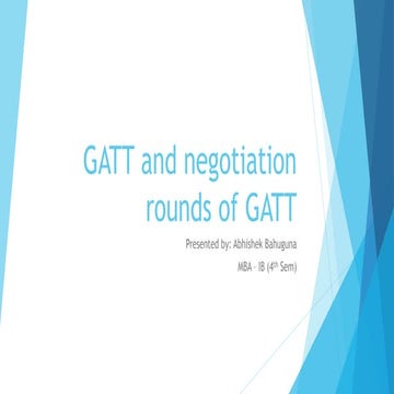 Gatt | PPTX