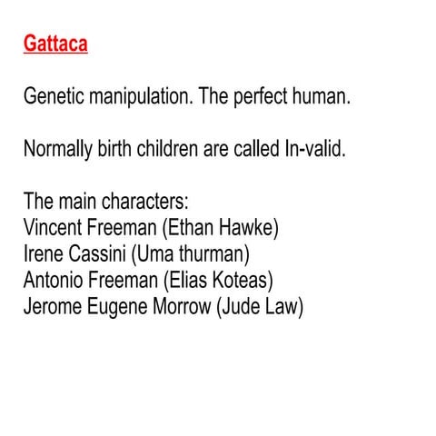 Gattaca | ODP
