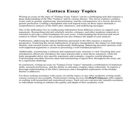 300 Word Essay Example | PDF