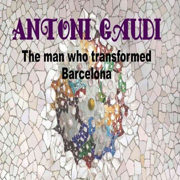 Gaudi presentation | PPTX