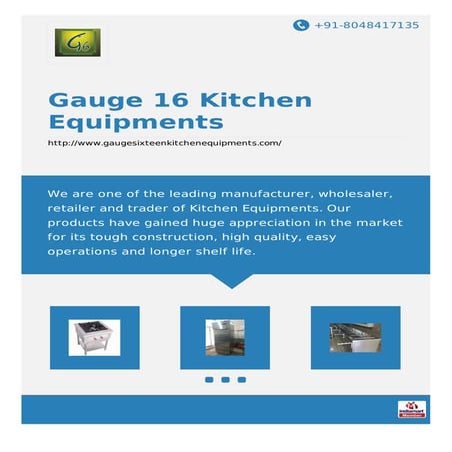 Gauge 16-kitchen-equipments | PDF