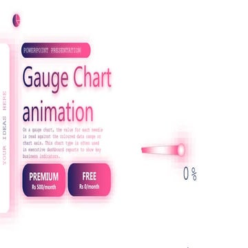 gauge chart Powerpoint | PPTX