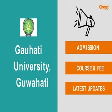 Gauhati university gu guwahati converted | PDF