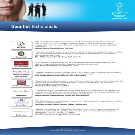 Gauntlet Brochure | PDF