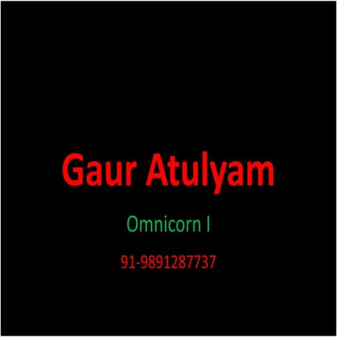 Gaur Aulyam | PPT