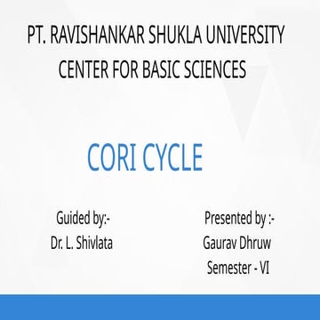 Gaurav (CORI CYCLE) - Powerpoint presentation | PPTX