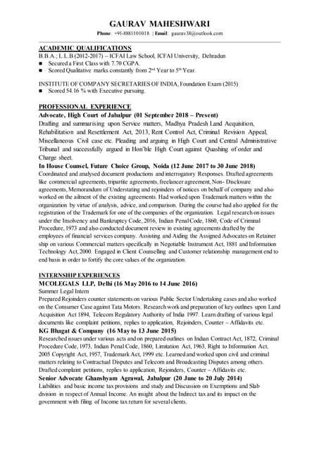 RESUME- PALLAVI | PDF