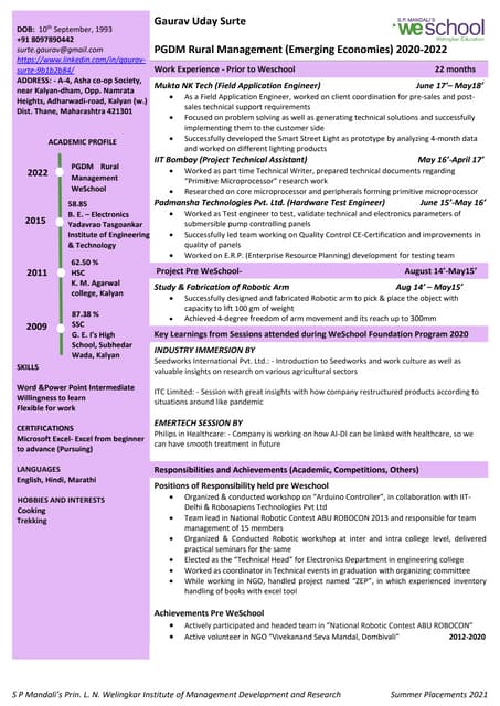 Ramachandran revised resume | DOCX