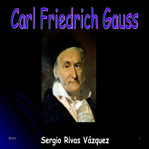 Carl Friedrich Gauss | PPTX