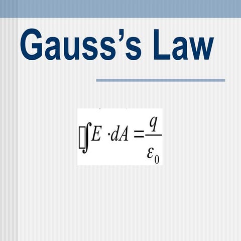 gauss physics science general chemistry 2 | PPT