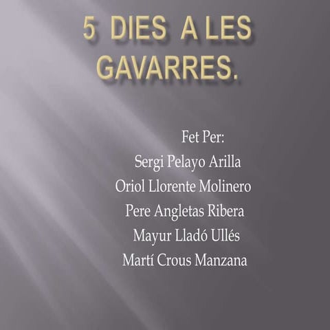 Gavarres1 | PPTX