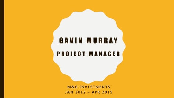 Gavin Murray ★ presentations