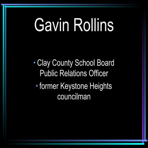 Gavin rollins | PPT
