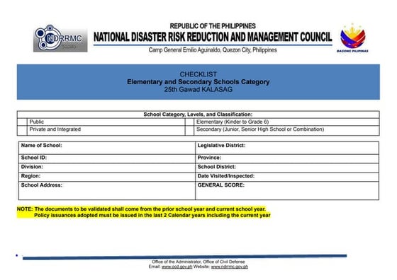 COMPREHENSIVE-SCHOOLS-SAFETY-MONITORING-CHECKLIST.pdf | Professional ...