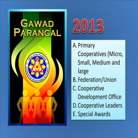 CDA Gawad Parangal 2013 | PDF | Business and Finance