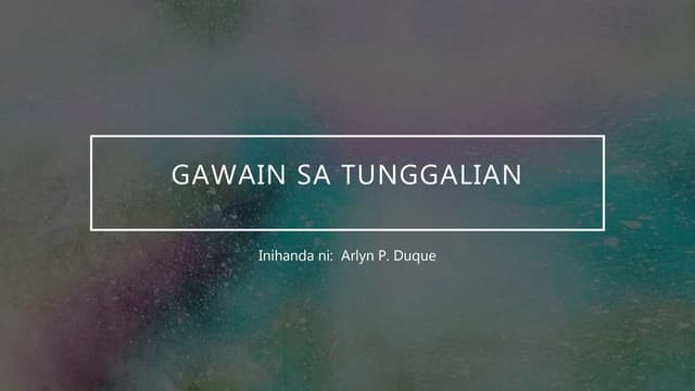 Worksheet 4 Sanaysay | PDF