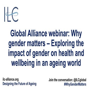Global Alliance webinar: Why gender matters - Exploring the impact of ...