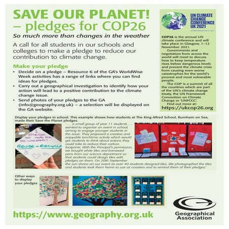 We Pledge to Protect our Mother Earth (Writing) | PDF
