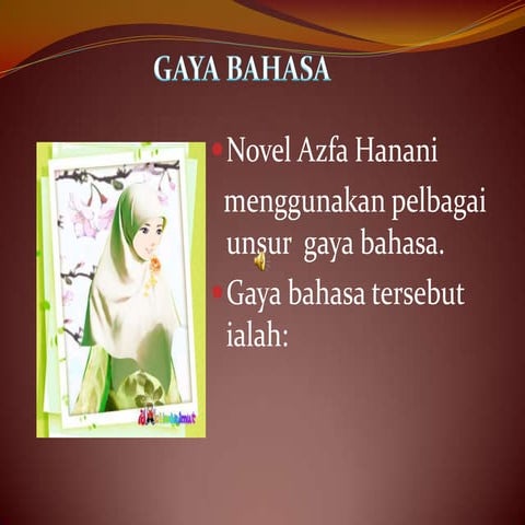 Gaya bahasa azfa hanani | PPT