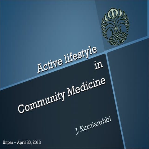 Lesson 1healthy active lifestyle | PPT