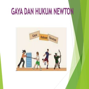 MATERI GAYA DAN HUKUM NEWTON SMP UNTUK KELAS 7.pptx